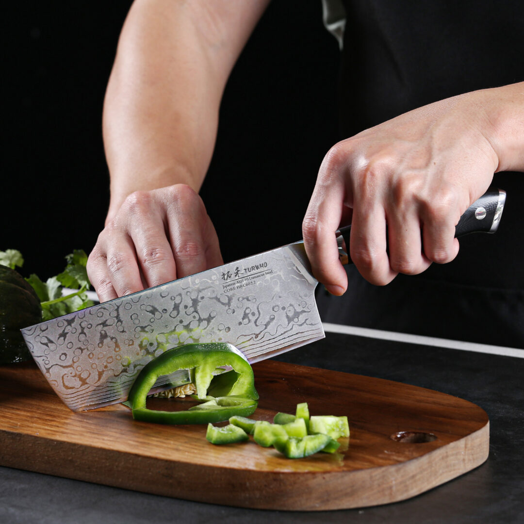 Best Damascus Steel Chinese Cleaver Knife Supply for Restaurant