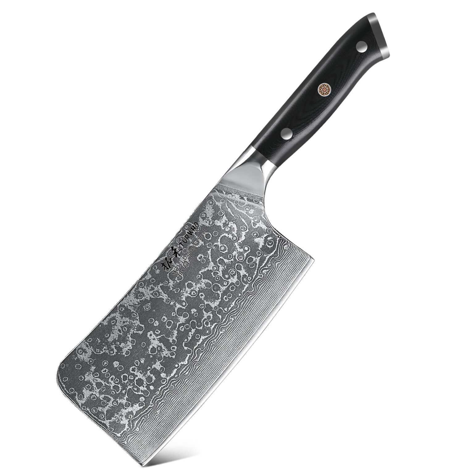 Best Meat Cleaver Knife Damascus Steel for Chopping Bones