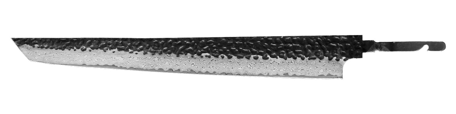 Custom Made Damascus Sushi Knife Blade Blanks