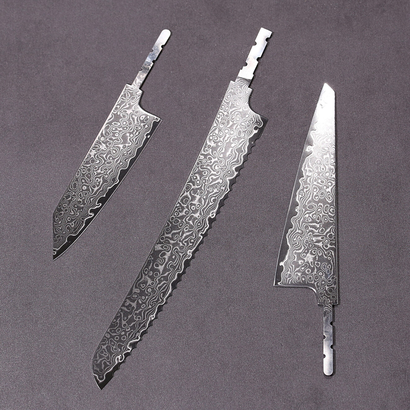 Best Japanese Knife Blade Blanks AUS10 Damascus Steel